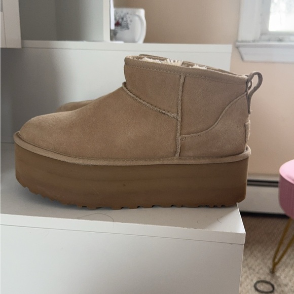 UGG | Shoes | Ugg Platform Ultra Mini Light Beige | Poshmark